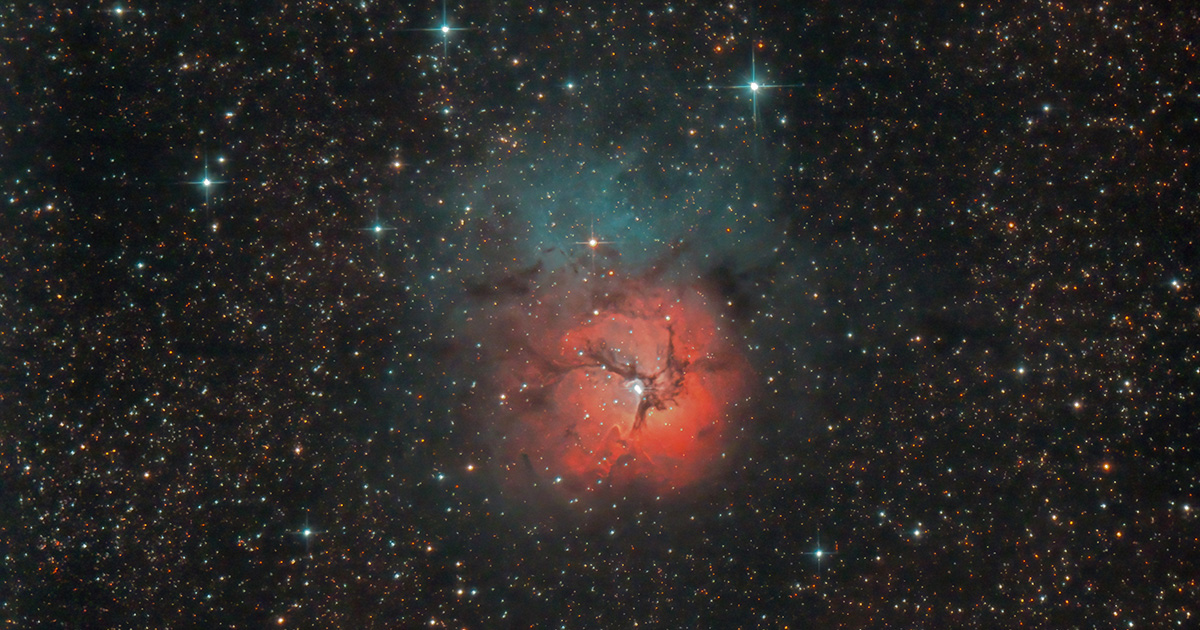 M20, Nébuleuse Trifide - Calvi Astro 2000